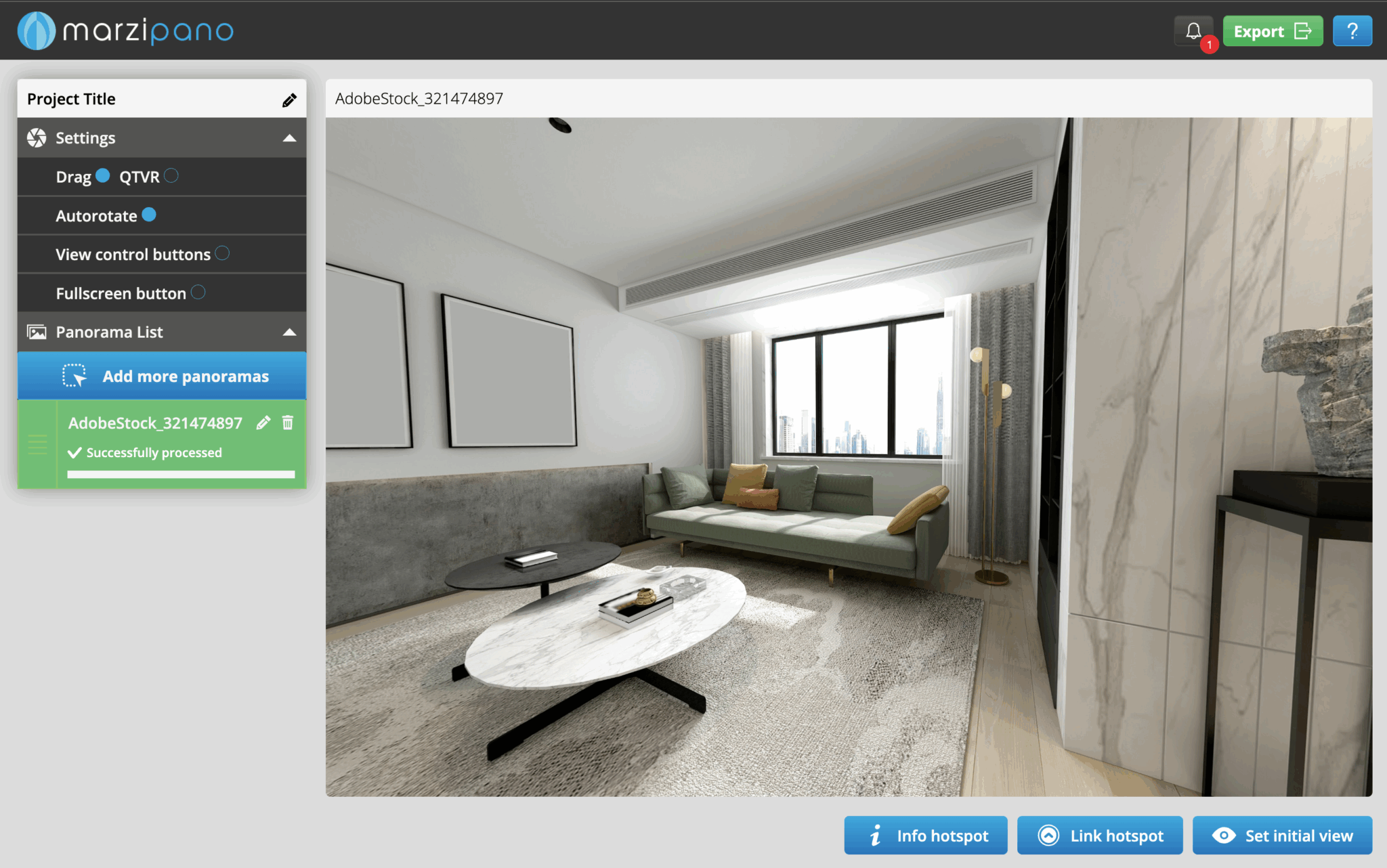 Marzipanoを使って完全無料で360度バーチャルツアーを作った話 | 右往左往web